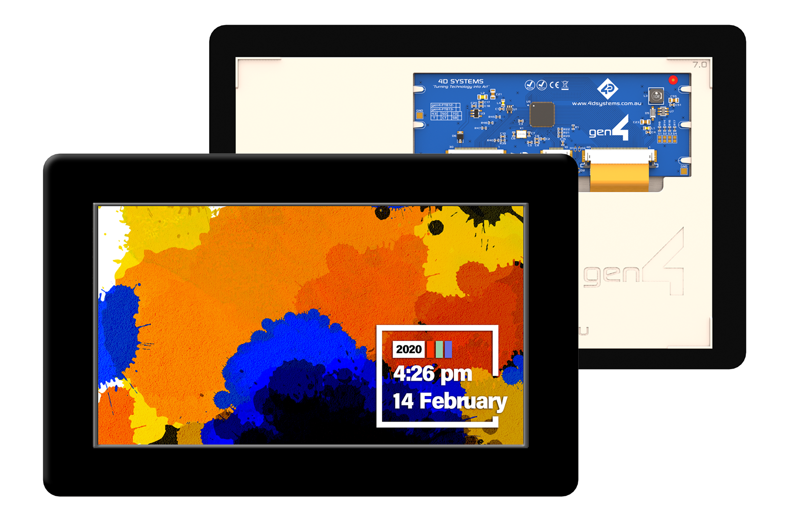 GEN4-FT813-70CTP-CLB-4DS / GEN4-FT813-70CTP-CLB | TFT LCD Display | 4D ...