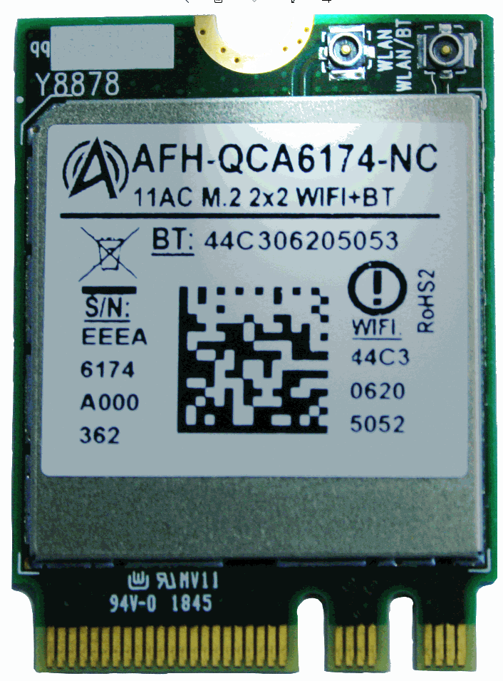 AFX-QCA6174-NC-VOXM / AFX-QCA6174-NC | WiFi Expansion Card | VOXMICRO ...