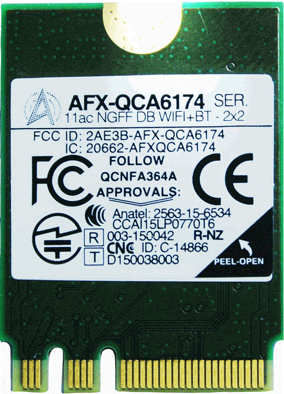 AFX-QCA6174-NX-VOXM / AFX-QCA6174-NX | WiFi Expansion Card | VOXMICRO ...