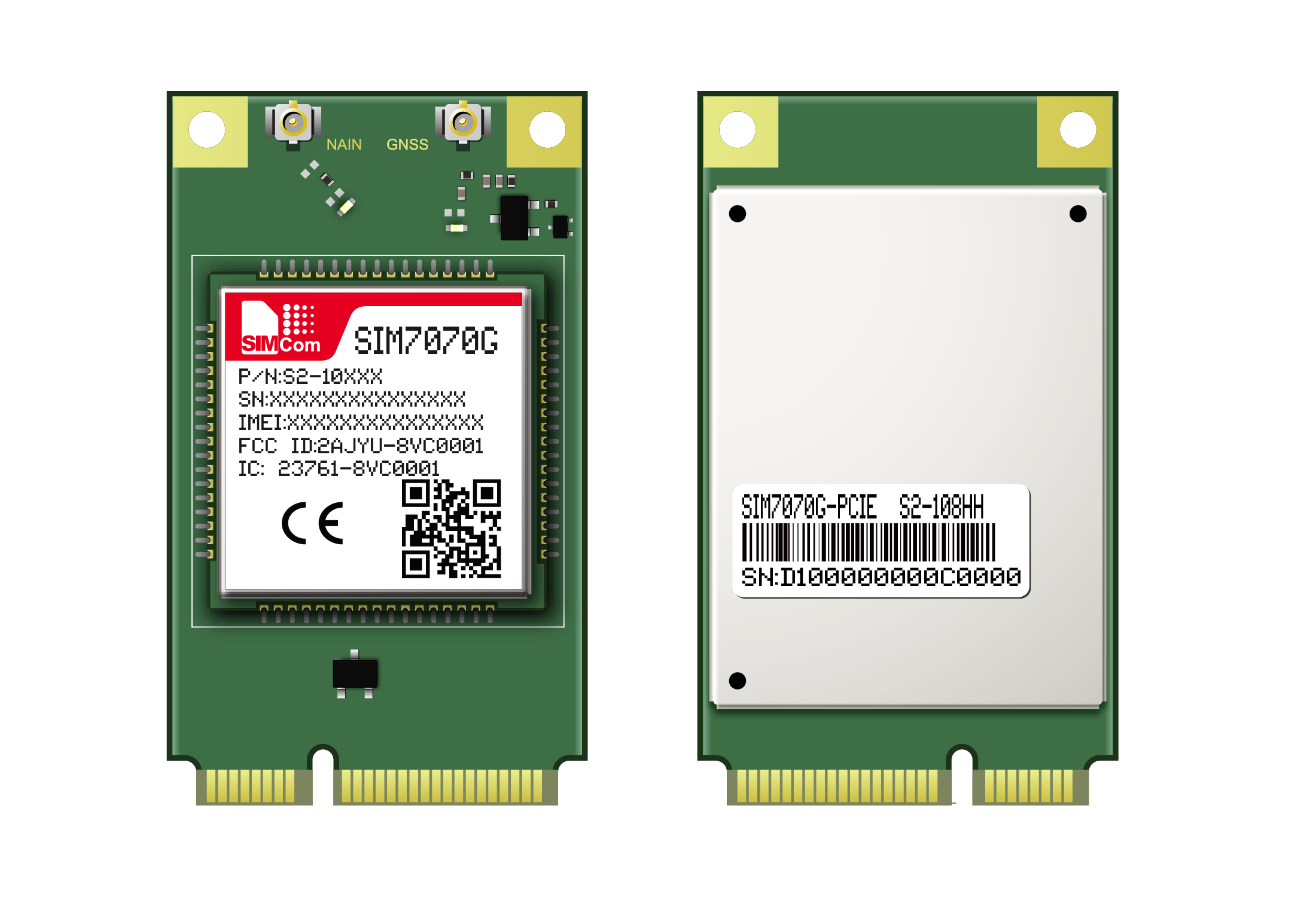 SIM7070G-PCIE-SMM / S2-108HH/ | Cellular Expansion Card | Simcom ...