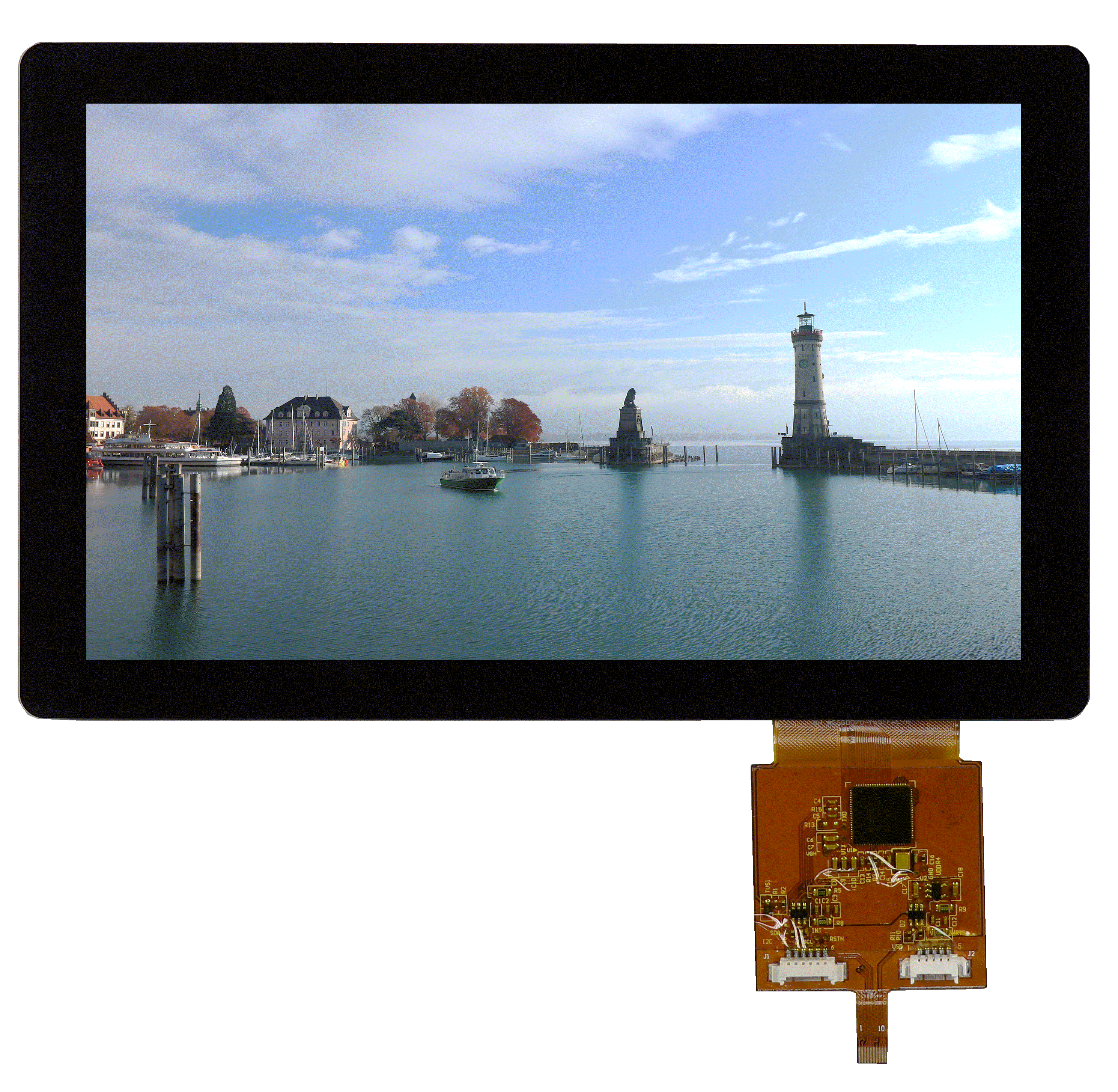 13-070XIEBCBH8-S-DGW / 13-070XIEBCBH8-S | TFT LCD Display | DigiWise ...