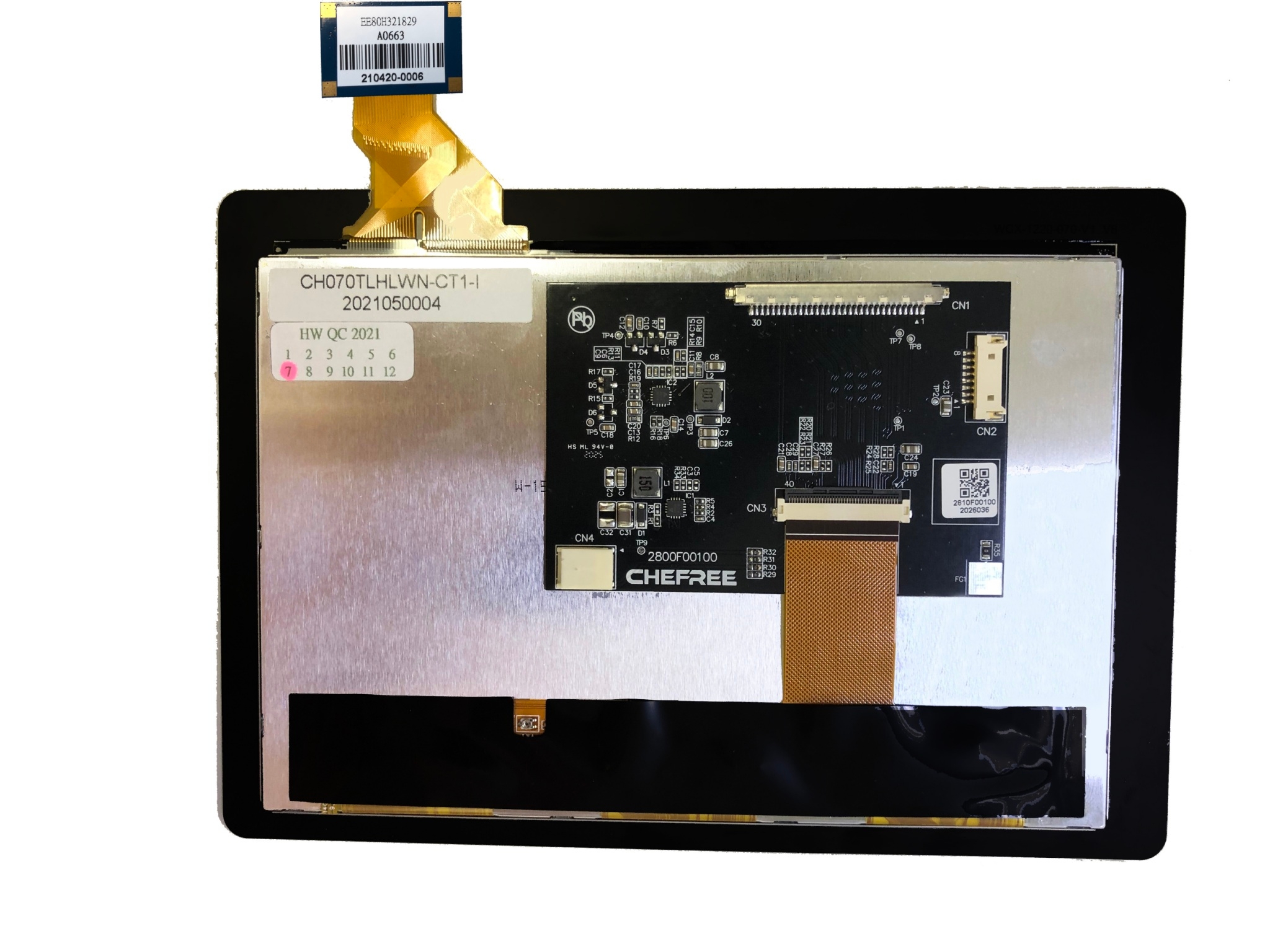 CH070TLHLWN-CT1-U-CHEF / CH070TLHLWN-CT1-U | TFT LCD Display | Chefree ...