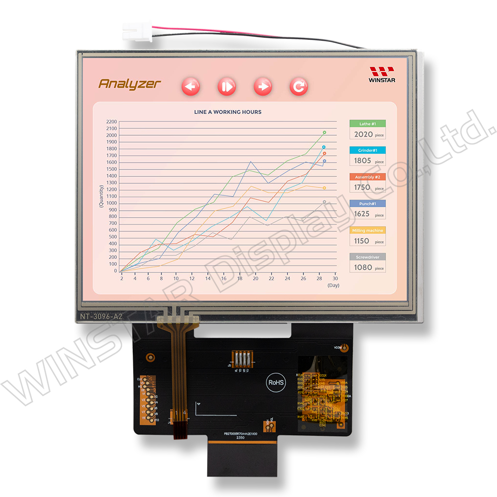 WF50DSYF3MHG1V-WSR / WF50DSYF3MHG1V# | TFT LCD Display | Winstar ...