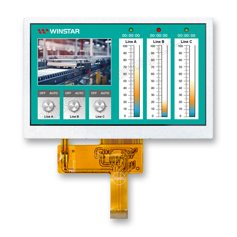 WF43WTWAESNN0-WSR / WF43WTWAESNN0# | TFT LCD Display | Winstar – Texim ...