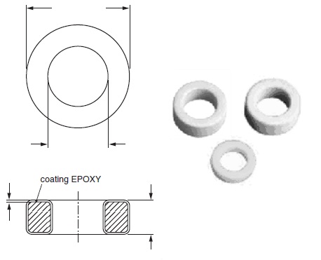 TX51/32/19-3C90-FXC / 432703011061 | Ferrite | Ferroxcube – Texim Europe