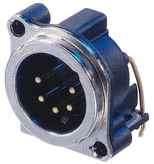 NC5MBH-NEU / NC 5 MBH | XLR Chassis Connector | Neutrik – Texim Europe