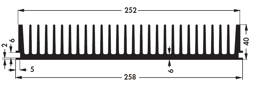 SK190/150/SA-FIS / 10019574 | Heatsinks | Fischer Elektronik – Texim Europe