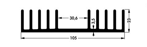 SK73/50/SA-FIS / 10022524 | Heatsinks | Fischer Elektronik – Texim Europe